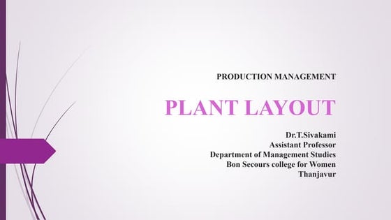 TYPES OF FACILITY LAYOUT AND ITS ADVANTAGES AND DISADVANTAGES ...