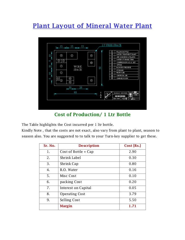Mineral Water Plant Factory Layout Diagram at Felipe Heidt blog
