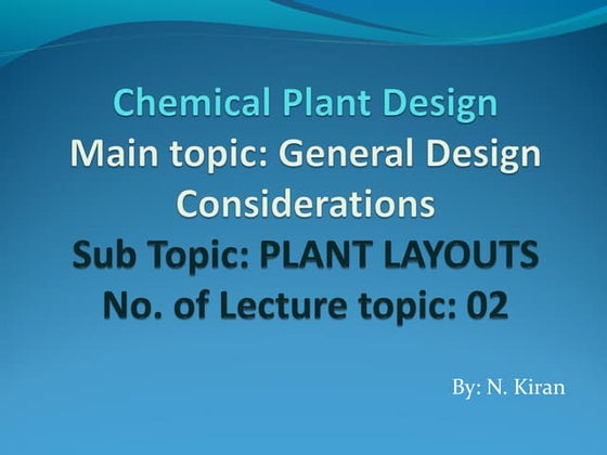 Plant layout | PPT