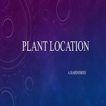 Plant location in operations management - Copy.pptx