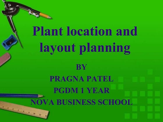 Factors Affecting Plant Location | PPT