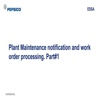 Plant Maintenance svakko Notification and Work order Part#1.pptx