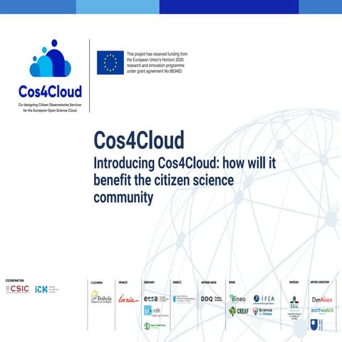 Introducing Co4Cloud: how will it benefit the citizen science community? | PPT