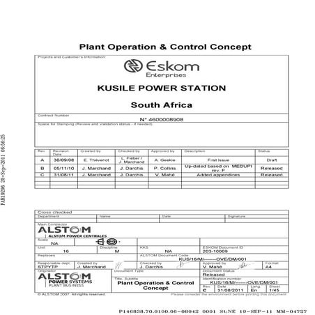 Plant operation manual | PDF