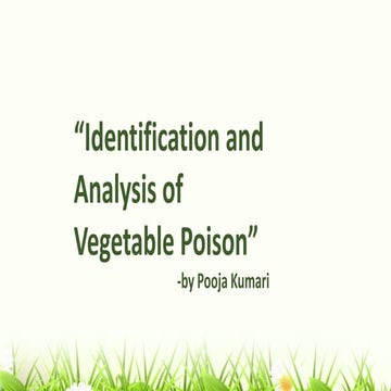 Vegetable Poison.pptx