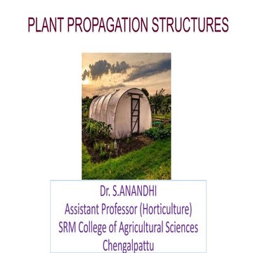Plant Propagation Structures | PPTX