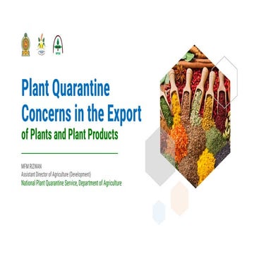 Plant Quarantine Concerns in the Export of Plants and Plant Products.pptx