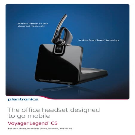 Plantronics voyager legend cs data sheet | PDF