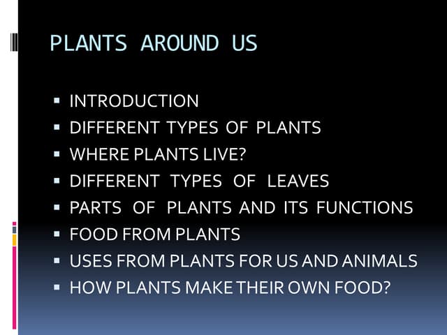 Plant habitats | PPTX