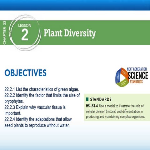 Comprehensive Overview of Plant Evolution, Structure, and Reproduction ...
