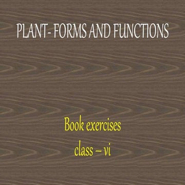 plants form and function class 6th quesans.pptx