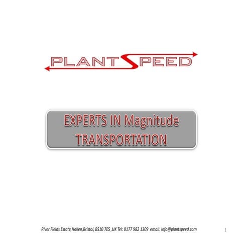 Plant Speed, Experts in bulk transport at Www.plantspeed.com