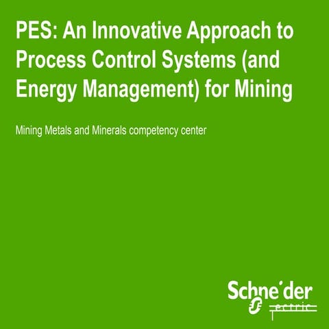 PES: An Innovative Approach to Process Control Systems (and Energy ...