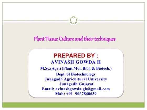 Organogenesis, in plant tissue culture | PPT