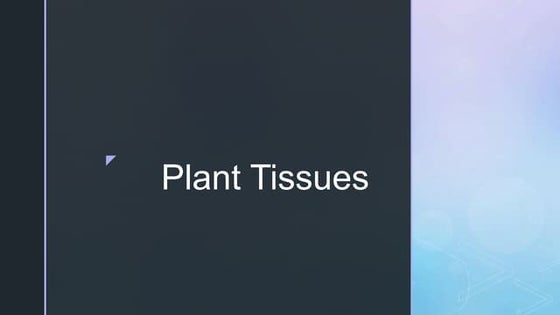 PLANT TISSUES grd10E.pptx | Gardening | Home & Garden