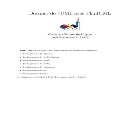 Plant uml language_reference_guide_fr | PDF