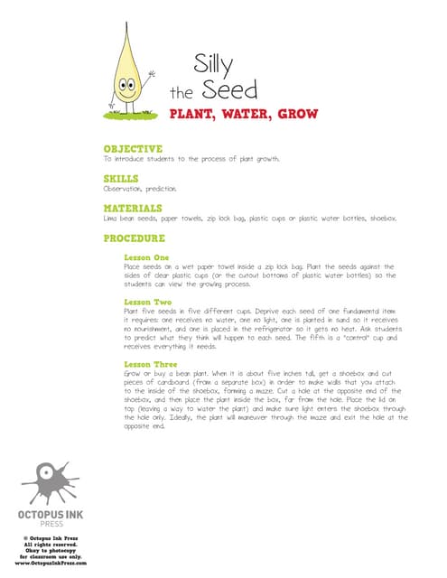 Lab 1 how a plant grows | PPT