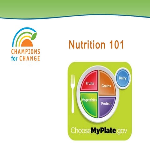 Nutrition 101 for Parents Teachers and Students | PPT