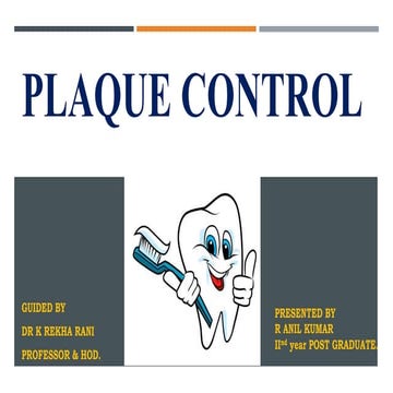 Plaque control | PPTX