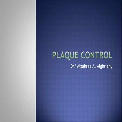 Plaque control.pptx