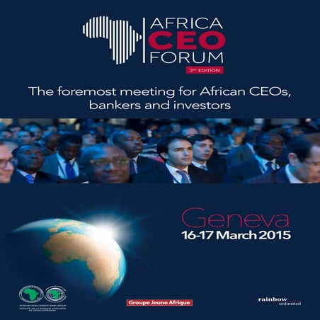 AFRICA CEO FORUM 2015 - Presentation brochure | PDF