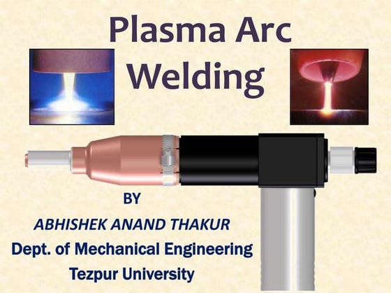 Plasma arc and friction welding | PPT