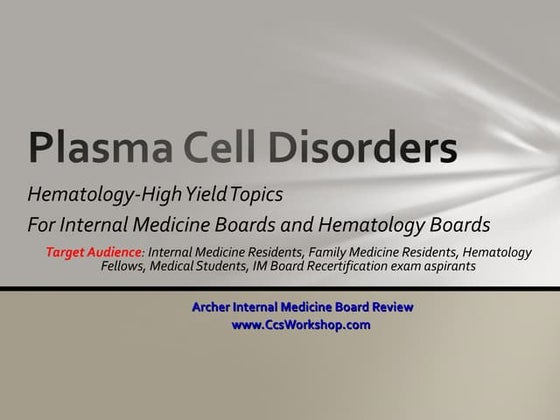 Introduction to hematology | PPT | Blood Disorders | Diseases and ...