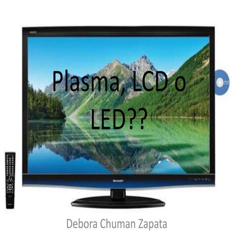 Lcd led-plasma tv-н тухай | PPTX
