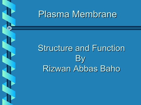 Cell Membrane Presentation | PPT