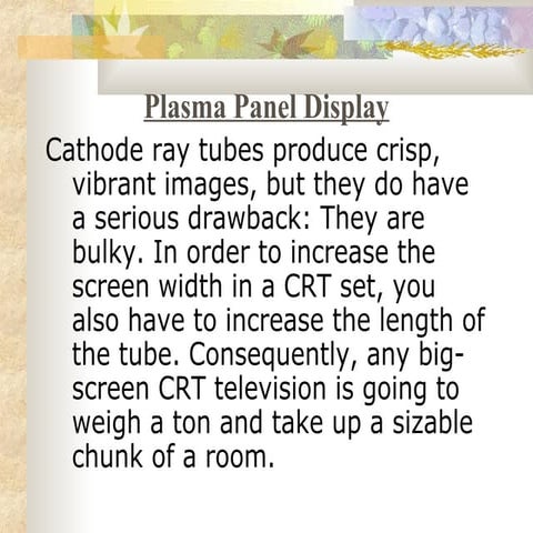 Plasma display | PPTX