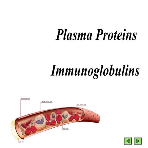 Plasma proteins | PPT