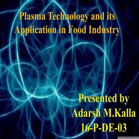 Plasma technology | PPTX