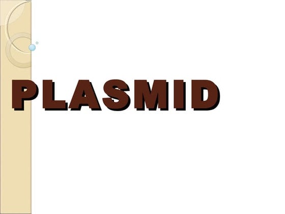 Plasmid Ppt