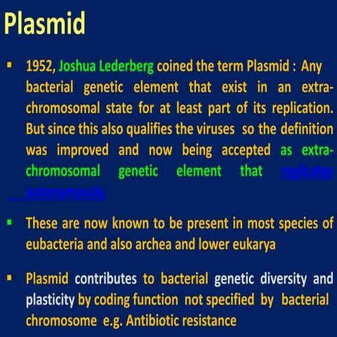 Plasmids Vectors in recombinant dna technology (pBR322) | PPTX
