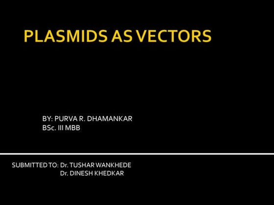 Plasmid | PDF | Genetics | Science