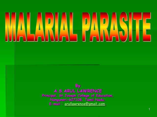 Plasmodium | PPT