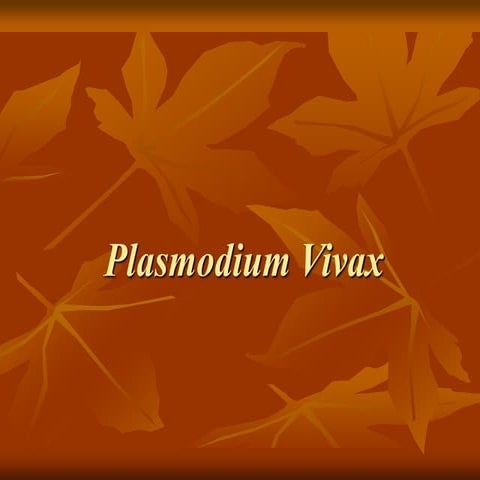 Plasmodium structure and life cycle | PPT | Infectious Diseases ...