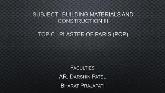 Plastering and pointing | PPTX | Painting | Arts and Crafts