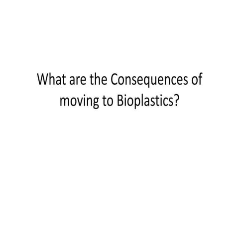 Bioplastic | PPT
