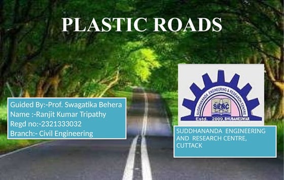 plastic in road construction | PPTX | Chemistry | Science