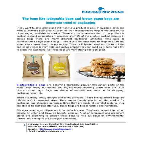 Why Environmentally Friendly Grocery Bags Are Important | PPTX