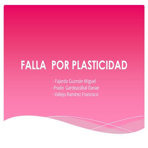 Plasticidad | PPTX
