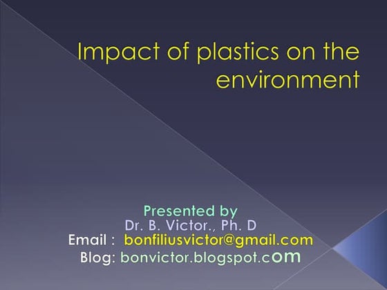 Questionnaire on plastic pollution | PDF