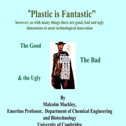 Plastic is fantastic mrm-2016 | PPT