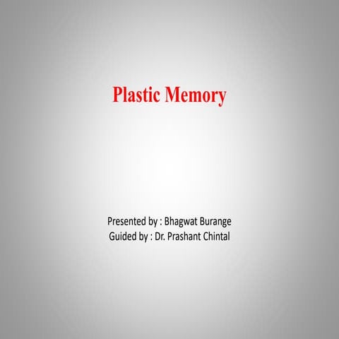 Plastic Memory.pptx