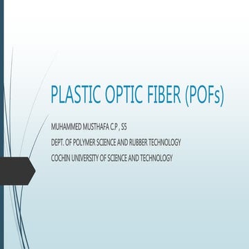Plastic optic fiber PS&E | PPTX