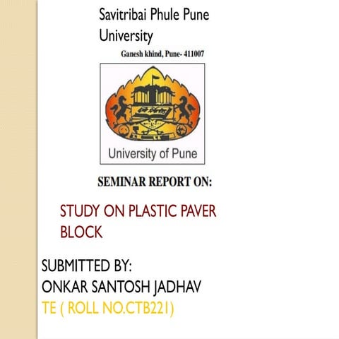 plastic paver block diagram research and development.pptx