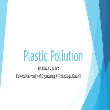Plastic pollution | PPTX