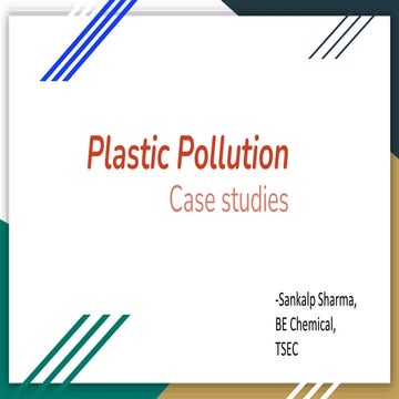 Plastic Pollution presentation .pptx