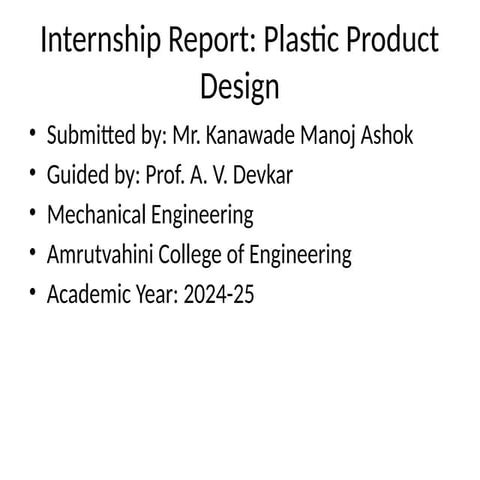Plastic_Product_Design_Internship_PPT.pptx